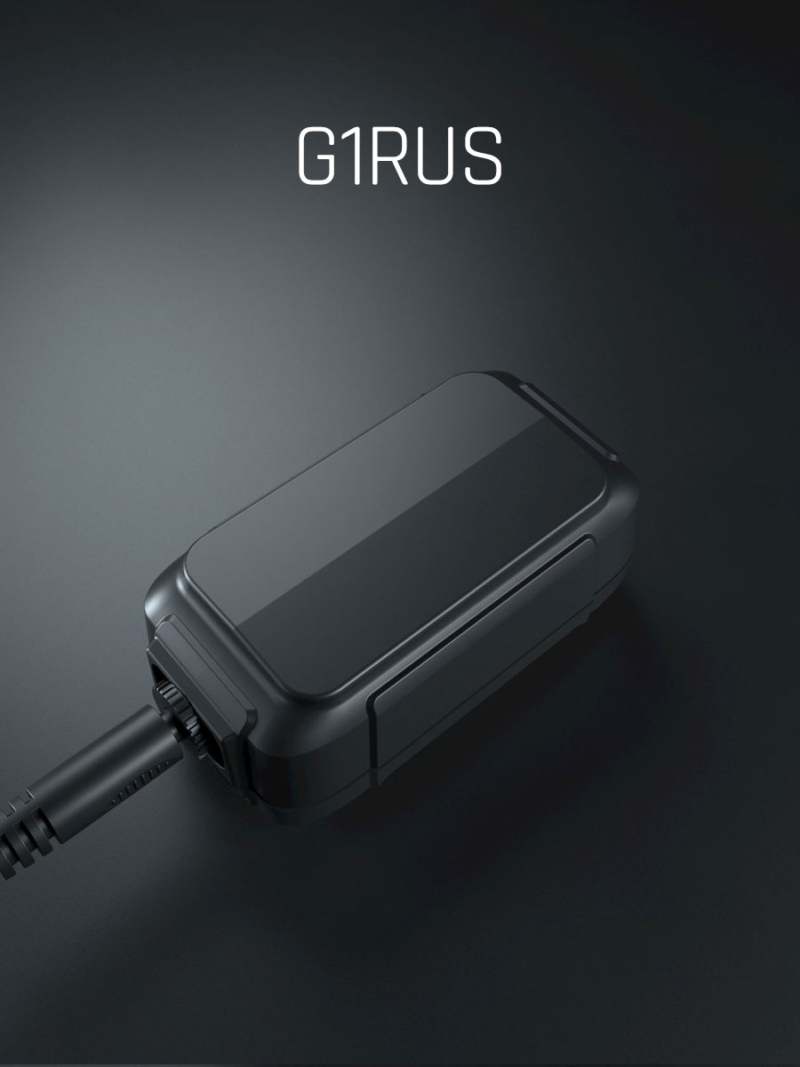 GPS tracker long battery life G1RUS for Asset tracking and management